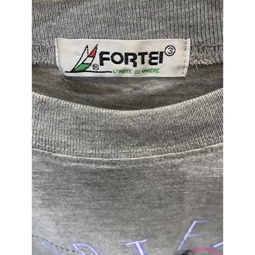 Vintage 90s Fortei Italian Sportswear Athletic Colorful Graphic T Shirt ...