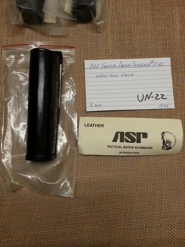 ASP Leather #F21 Expandable Baton Scabbard Pouch New Old Stock | eBay
