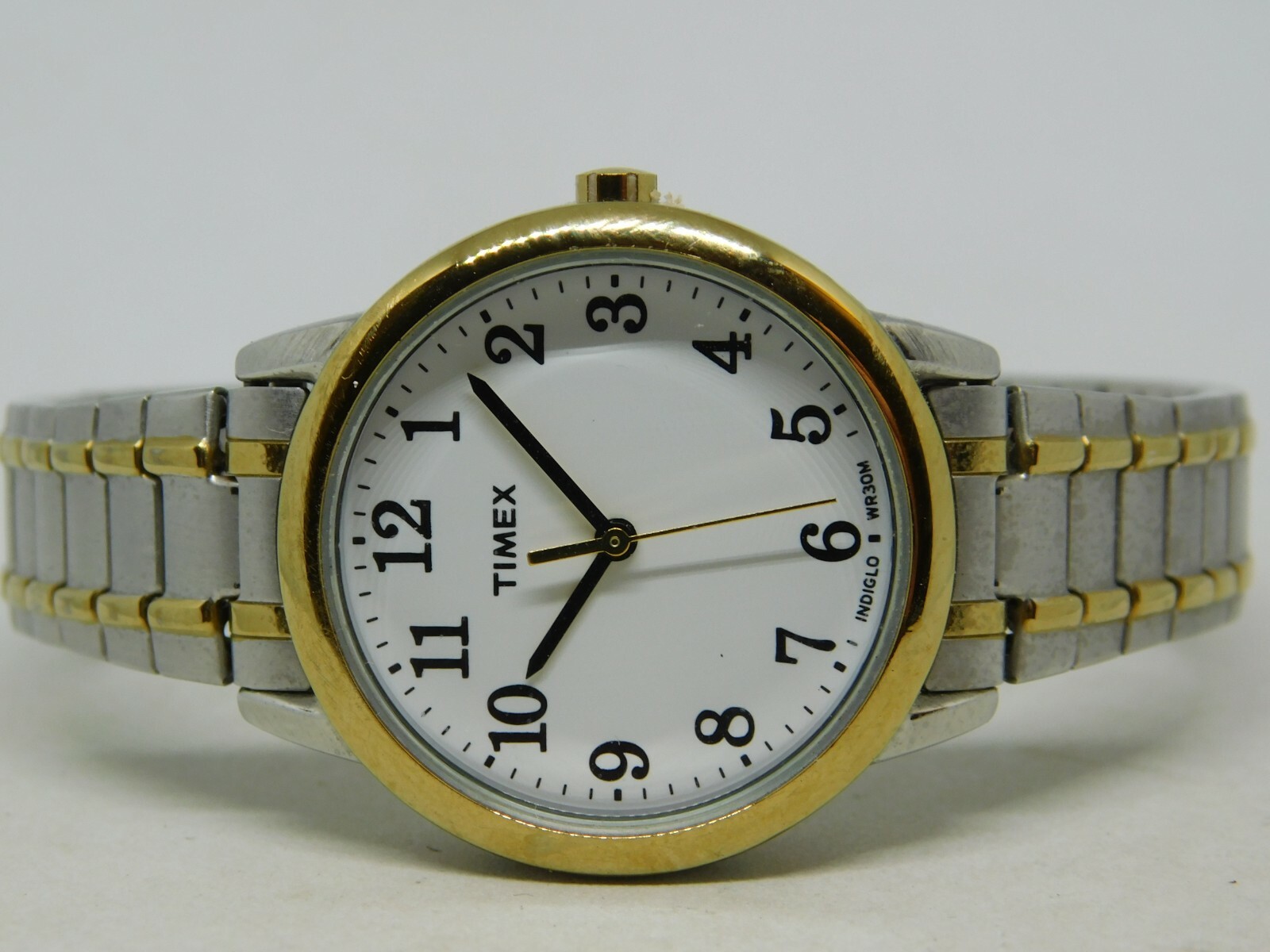 Timex Indiglo CR 1216 CELL WR 30M Quartz Analog Ladies Watch Sz. 6 3/4 ...