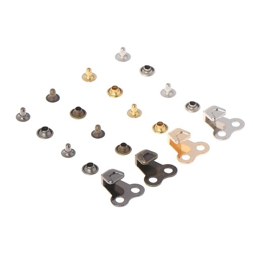 10 Sets Boot Lace Hooks Lace Fittings with Rivets for Outdoor Hiking ...