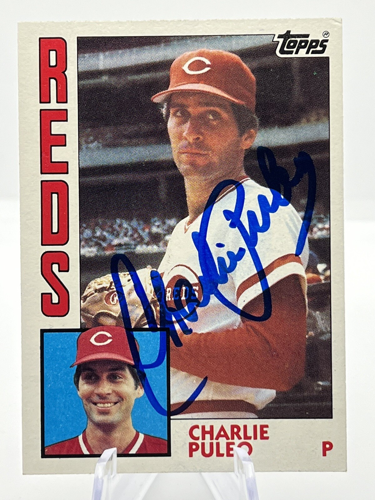 1984 Topps Charlie Puleo #273 Autograph Cincinnati Reds Auto | eBay