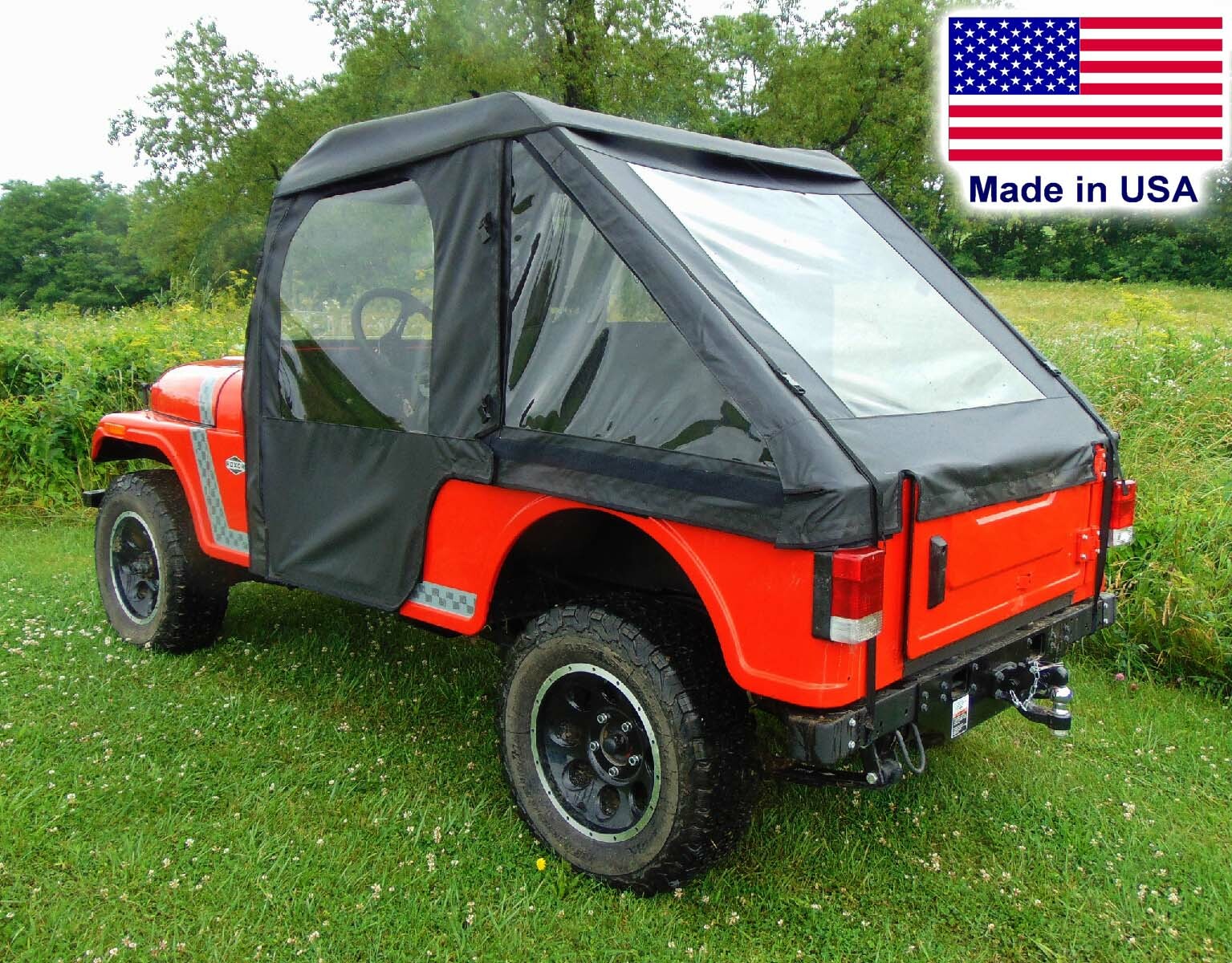 Mahindra Roxor ENCLOSURE - VENTED Hard Windshield, Roof, Doors, Rear ...