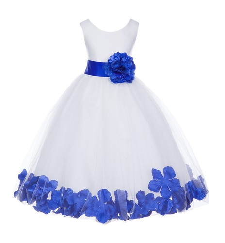 Wedding Flower Girl Dress Birthday Girl Dresses Gradation Pageant Rose ...