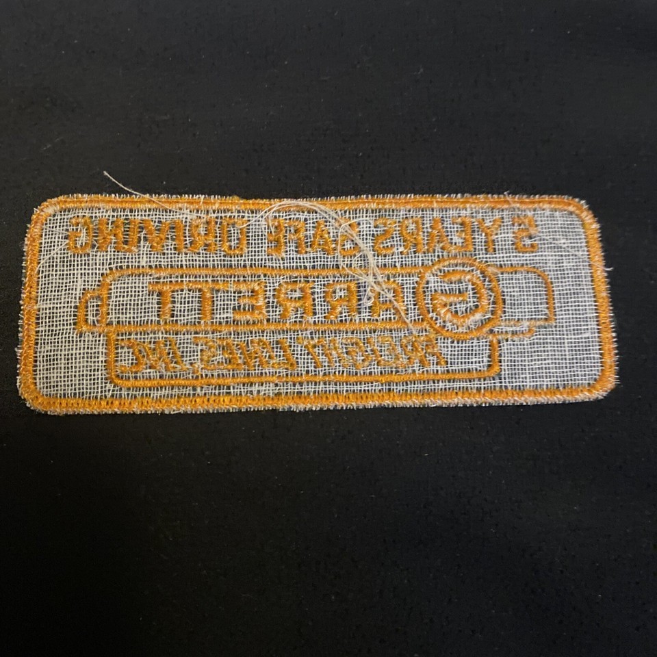 VTG GARRETT FREIGHT LINES 5 YEARS SAFE DRIVING Sew On Patch | eBay