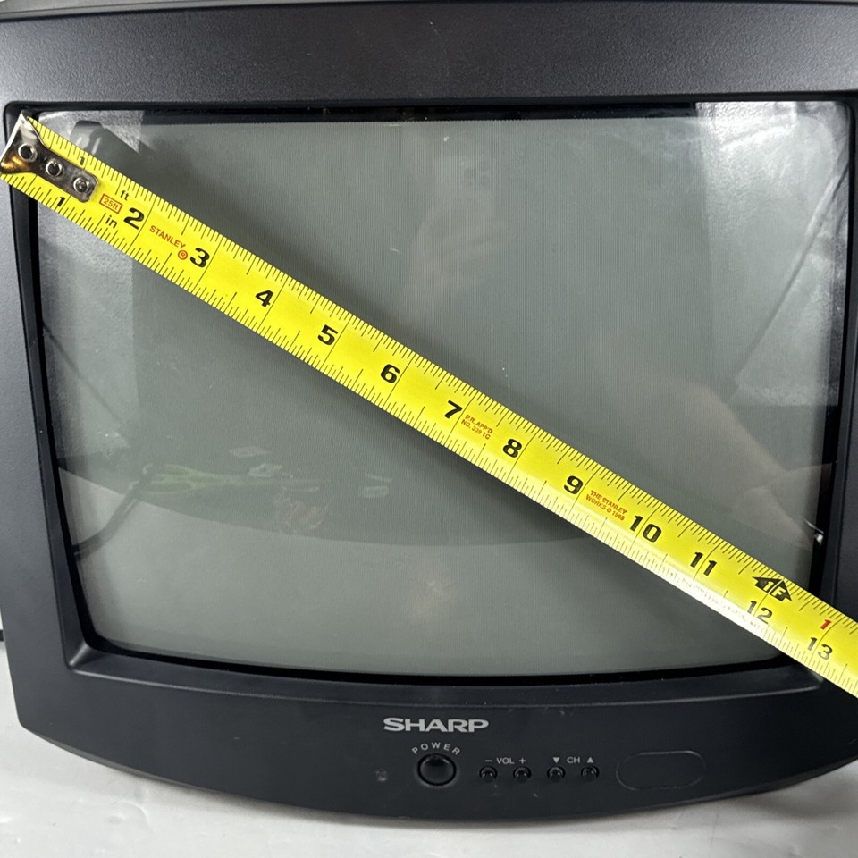 Vintage Retro Sharp 13H- M60 13 Inch Color Gaming TV Works Ship Fast ...