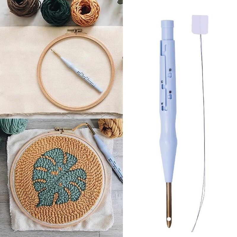 1PC Hand Tufting Pen Simple Cross Stitch Needle Sewing Tools Weaving | eBay