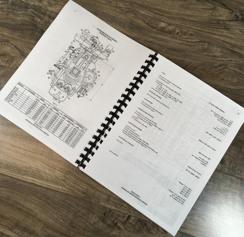 International D239 DT239 Diesel Engine Service Parts Manual Set ...