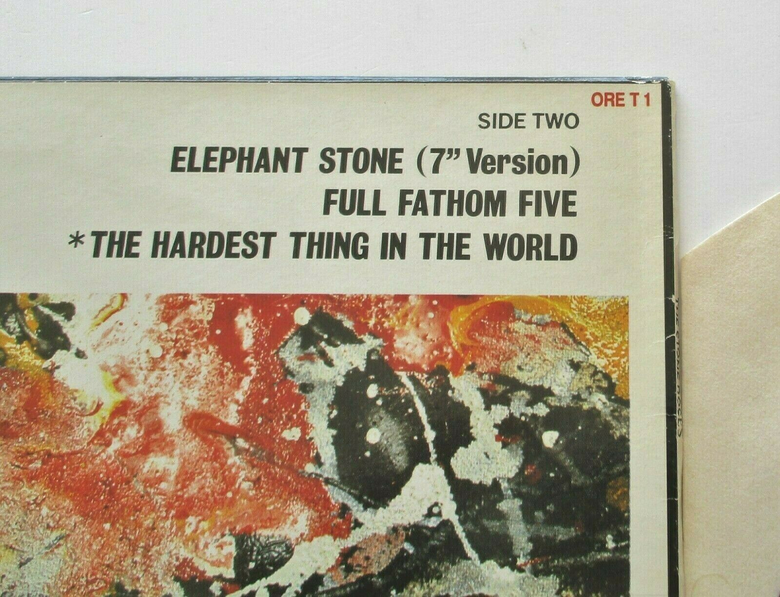 The Stone Roses Elephant Stone 1989 UK 12" 4 Track 2nd Press Silvertone ...