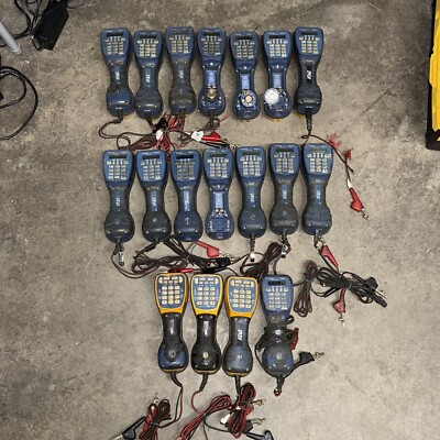 Lot Of 15 Fluke Networks TS52 Pro Butt Sets + 3 Fluke TS44 Pro - Parts ...