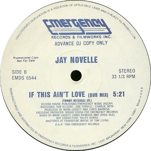 Jay Novelle - If This Ain't Love (12") (Very Good Plus (VG+ ...