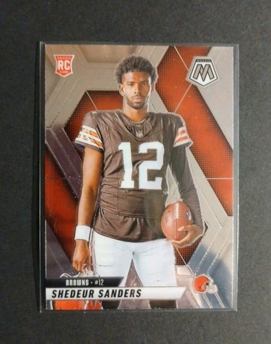Shedeur Sanders 2025 Panini Prism Variation Rookie Card #290 Cleveland ...