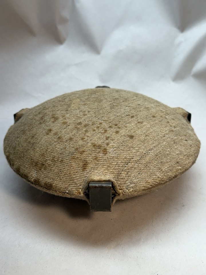 Civil War Confederate CSA Butternut Canteen — Homespun Cover With ...