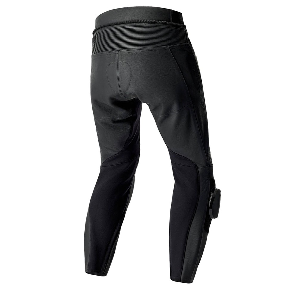 RST S1 D3O Mens Leather Motorcycle Motorbike Trousers Black | eBay UK