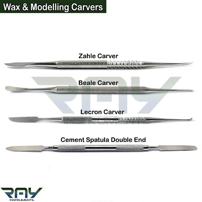 Wax & Modelling Carvers Zahle Beale Lecron Cement Spatula Dental Lab Instruments | eBay