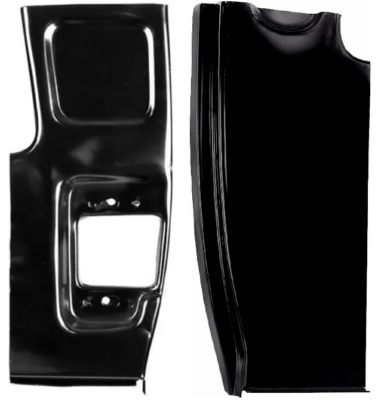 55-59 Chevy Truck RH Side Lower Front & Rear Section Door Pillar Patch ...