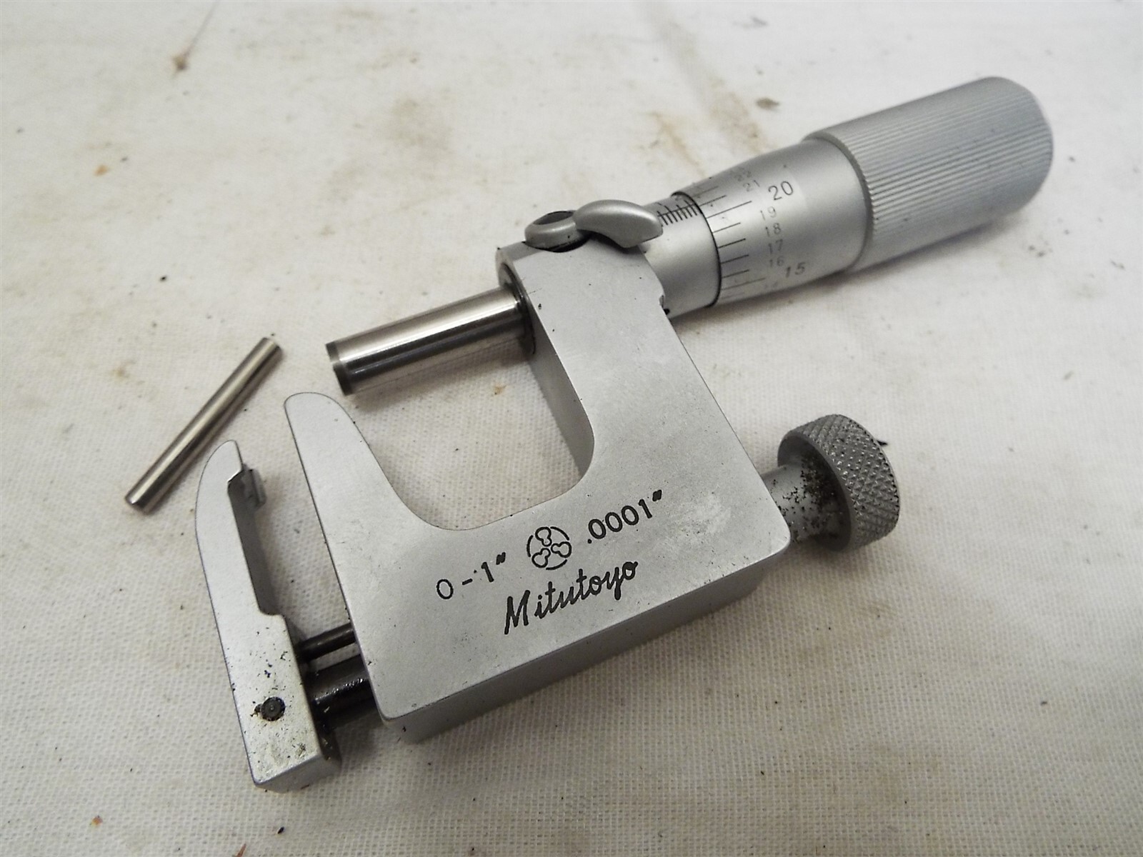 Mitutoyo No 117-107 Machinist's 0-1" Multi Anvil Micrometer Machinist ...