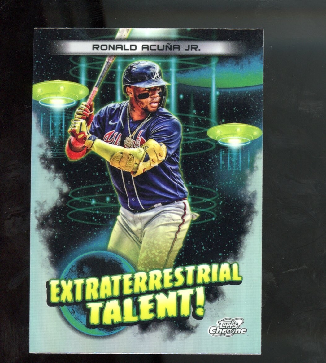 2023 Topps Chrome Cosmic RONALD ACUNA JR Extraterrestrial Talent ...