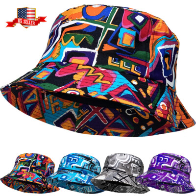 Aztec Navajo Bucket Hat Fashion Print Cap Unisex | eBay