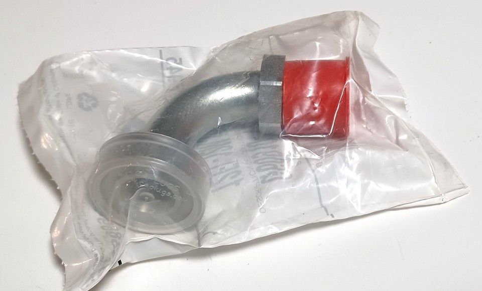 Gates G60910-1212 Hydraulic Hose Adaptor 90 Deg. 12FL-12MJ90 New ...