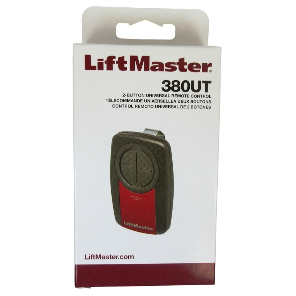 LiftMaster 380UT Universal 2 Button Visor Gate Garage Door Remote ...