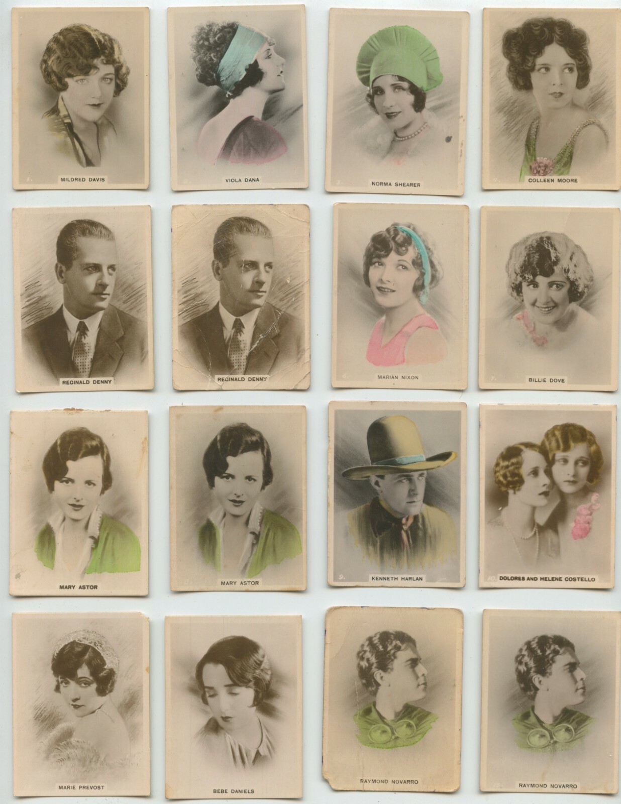 LOT OF 42 MOVIE STARS 1920-30s TRADING CARDS, Westminster Cigarettes ...