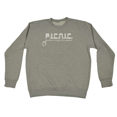 Picnic Problem In Chair - Mens Novelty Funny Top Sweatshirts Jumper ...