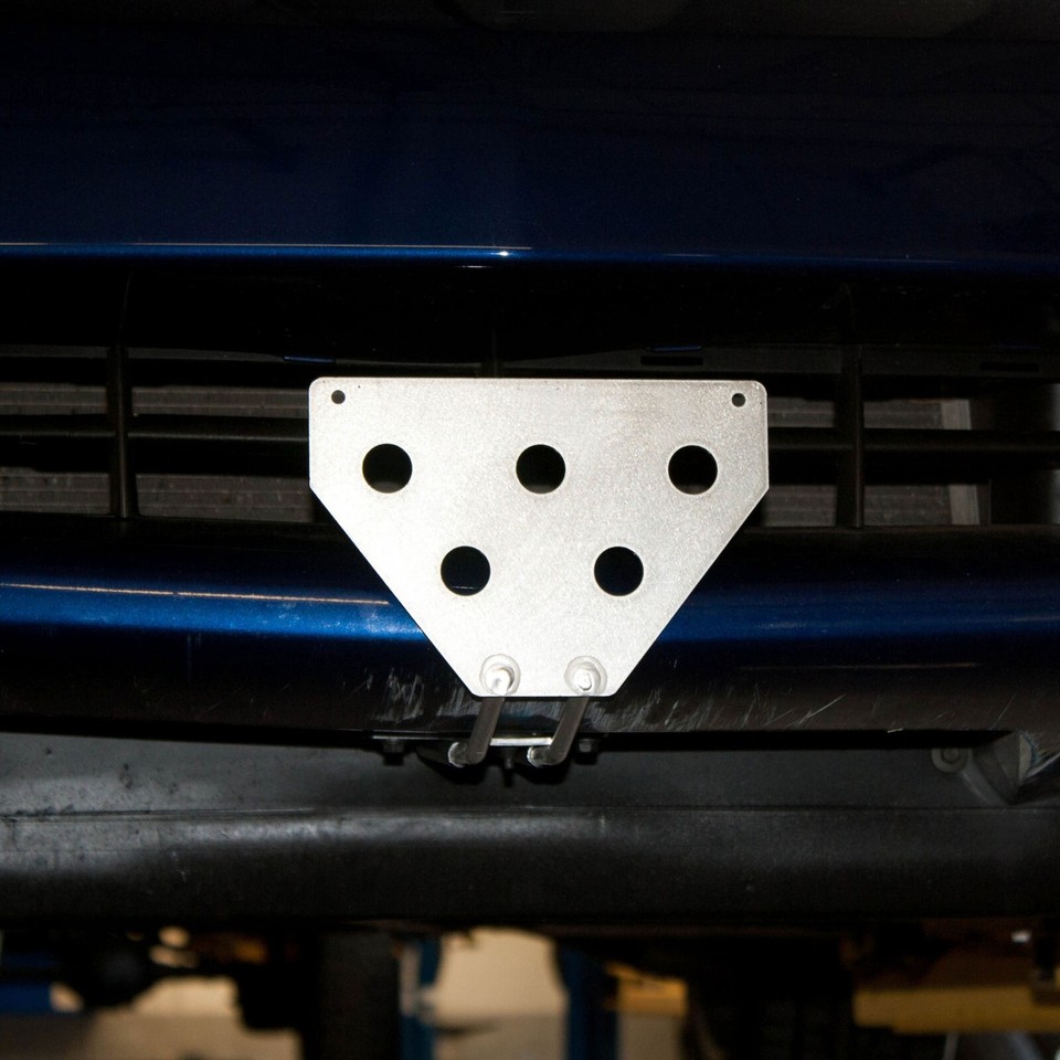 2pc Bk Removable Front License Plate Mount Bracket for 2005-13 C6 Base ...