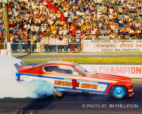 FUNNY CAR PHOTO NHRA DRAG RACING ARIZONA WILDCAT 1972 FUNNY CAR AT ...