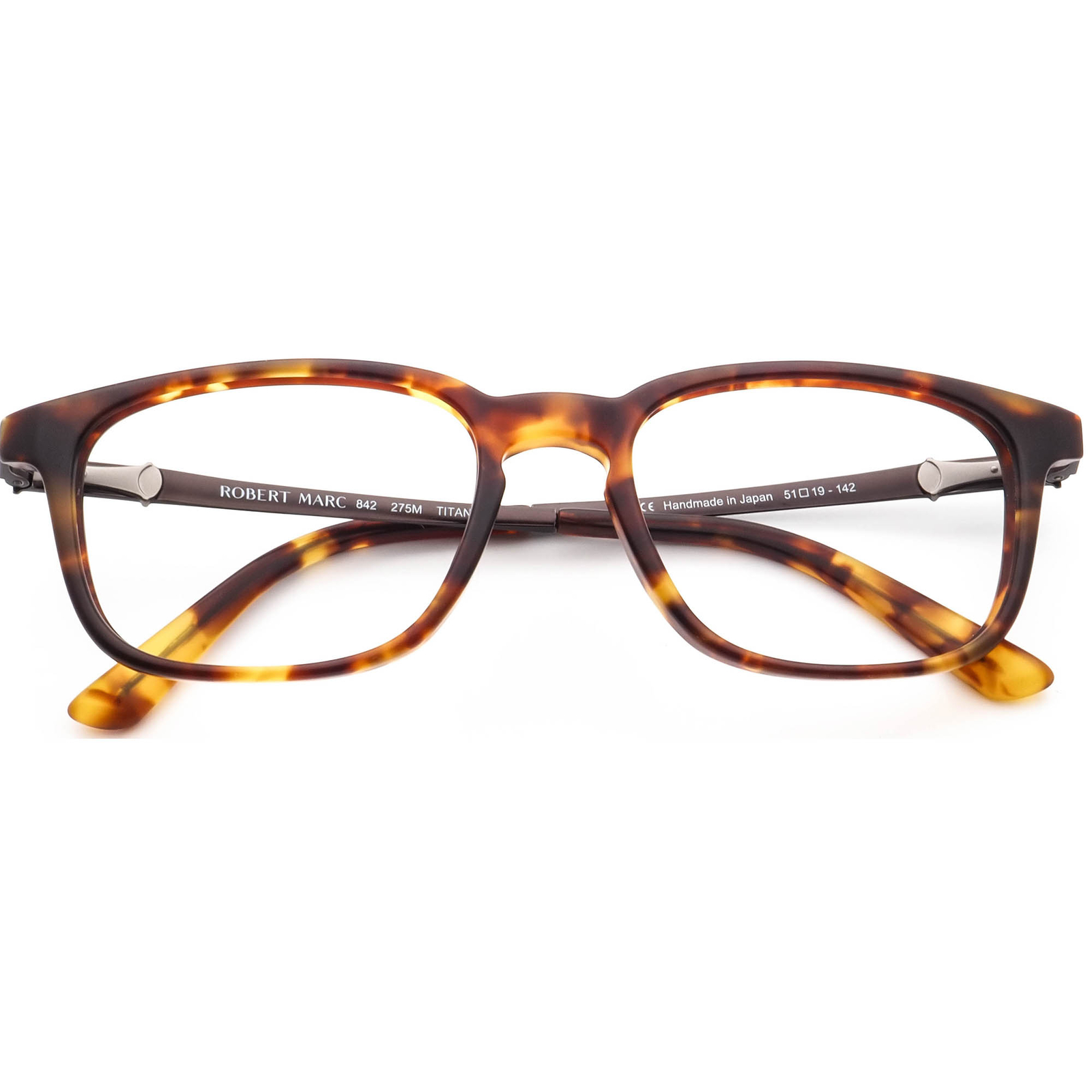 Robert Marc Eyeglasses 842 275M Titanium Tortoise/Brown Japan 51-19 142 ...