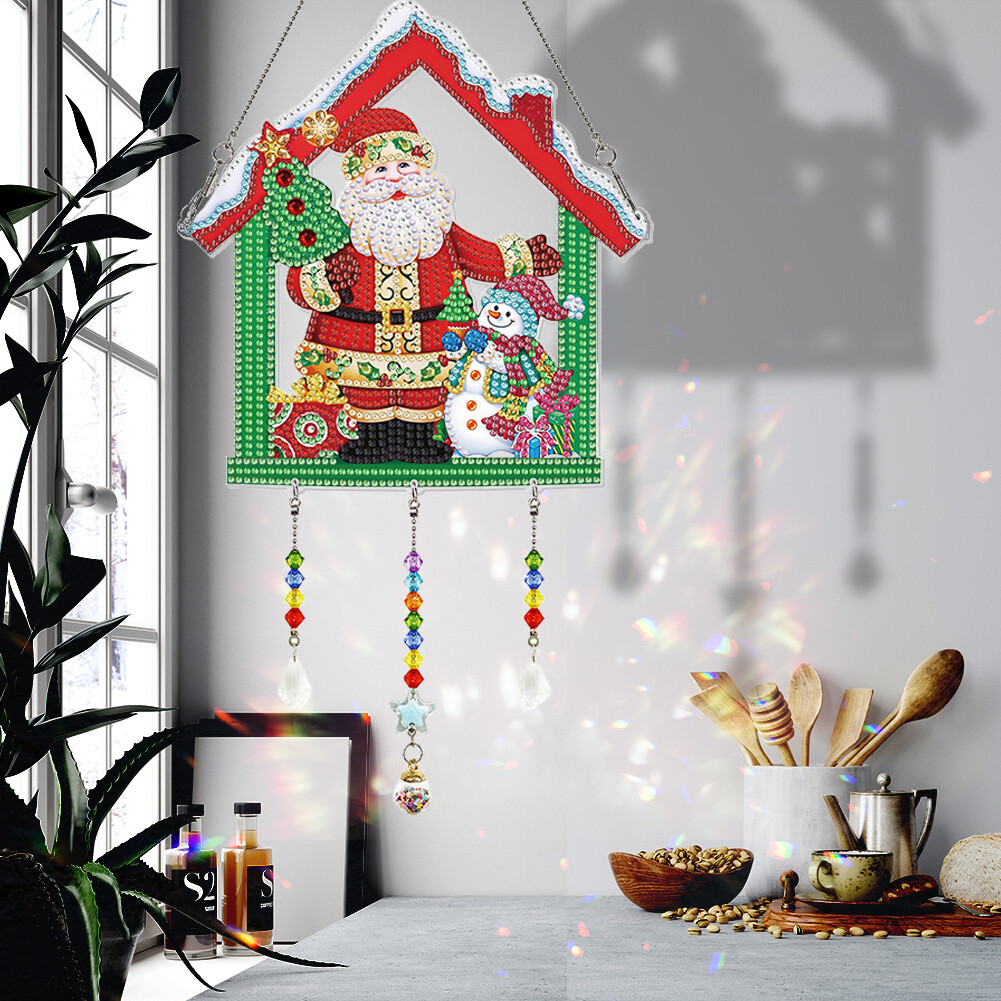 # 5D Beaded Diamond Painting Light Catcher Board Rainbow Maker Plate ...