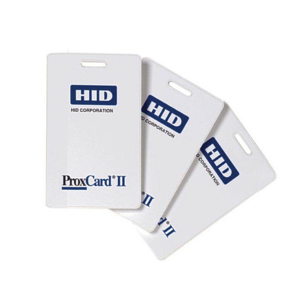 1/5/10 Pack HID ProxCard II Cards Proximity Access Card Key Fob 125kHz ...