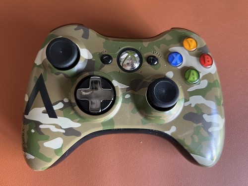 OEM Limited Edition Microsoft Xbox 360 Camo Wireless Controller Model ...