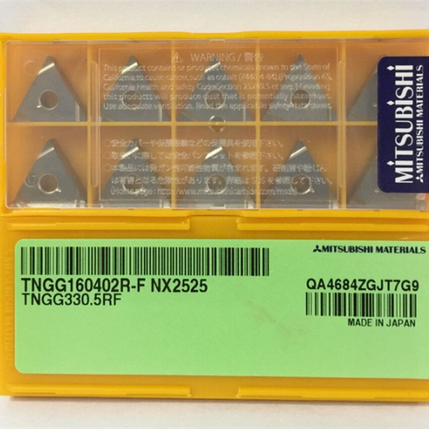 10 x MITSUBISHI TNGG160402R-F NX2525 TNGG330.5RF NX2525 CNC Ceramic ...