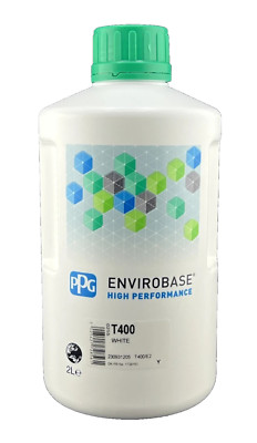 T400 2L PPG Envirobase High Performance White Paint Tint/Toner Free ...