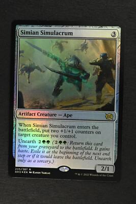 Magic The Gathering: Simian Simulacrum - BRO - Rare Foil - NM - MTG | eBay