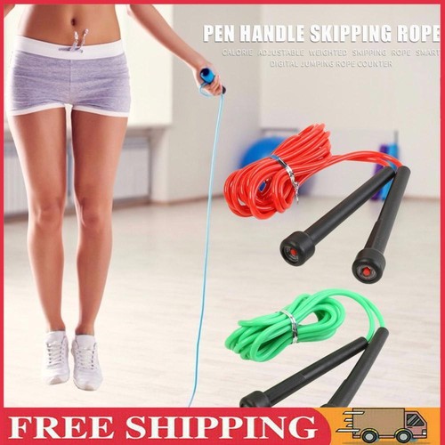 Workout Lose Weight Skipping Rope Fitness Adjustable PVC Sports Jumping ...