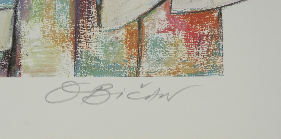 "Bar Mitzvah" by Jovan Obican Signed limited Edition of 1000 Lithograph ...