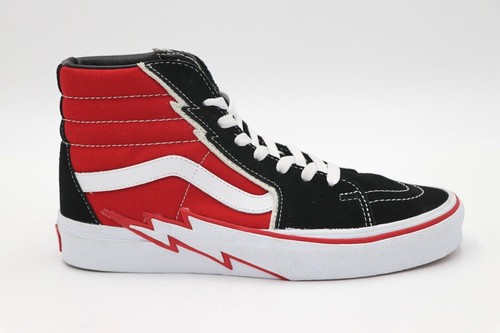 Vans Sk8-Hi Bolt Racing Red/Black | eBay