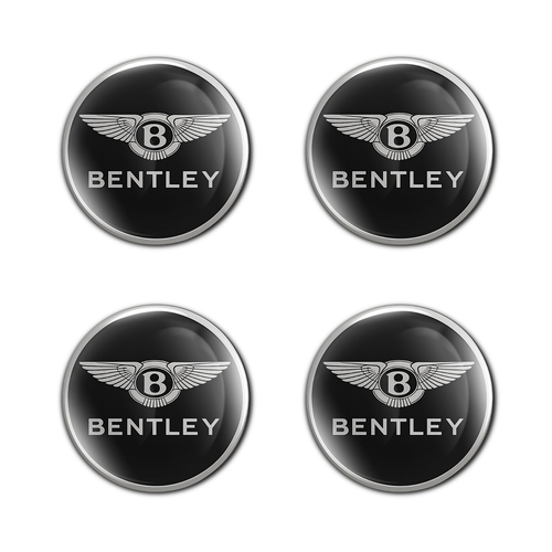 Bentley Dome Stickers Decals Domed Logo Emblem Badge Center Caps 10 ...