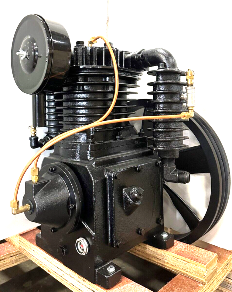SANBORN INDUSTRIAL AIR 2 STAGE 5HP AIR COMPRESSOR PUMP 17 CFM SC23 / 040-0211 | eBay