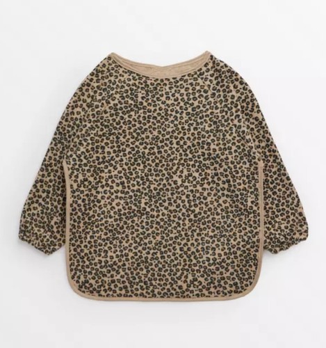 Baby Brown Leopard Print Long Sleeve Bib One Size | eBay UK