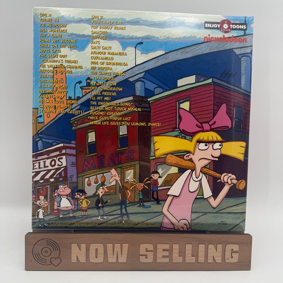 Hey Arnold! The Music Vol. 1 Soundtrack Vinyl LP Sky Swirl w/ Splatter ...