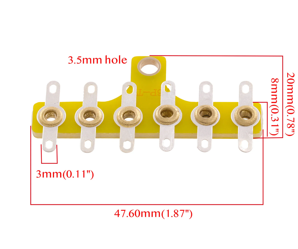 Solder Tag Strip. Terminal Strip. Brass/Copper Solder Tags. Rapid ...