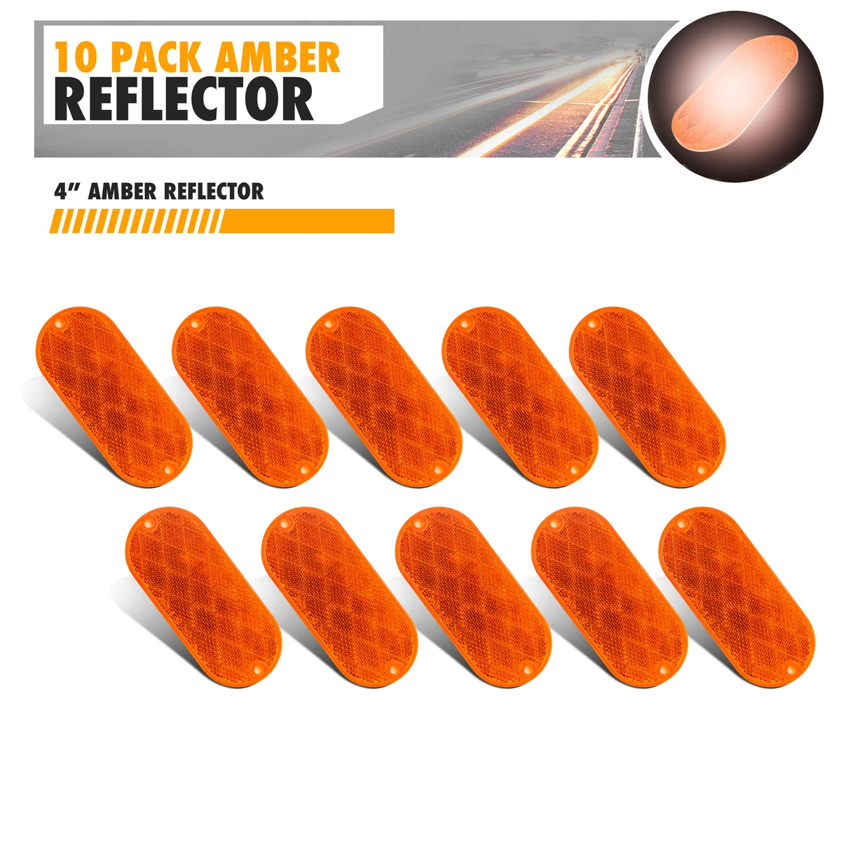 Stick On Reflectors For Trailers