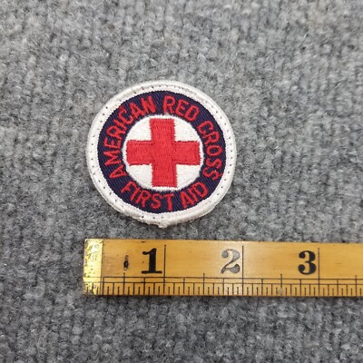 Vintage American Red Cross First Aid Patch R0 | eBay