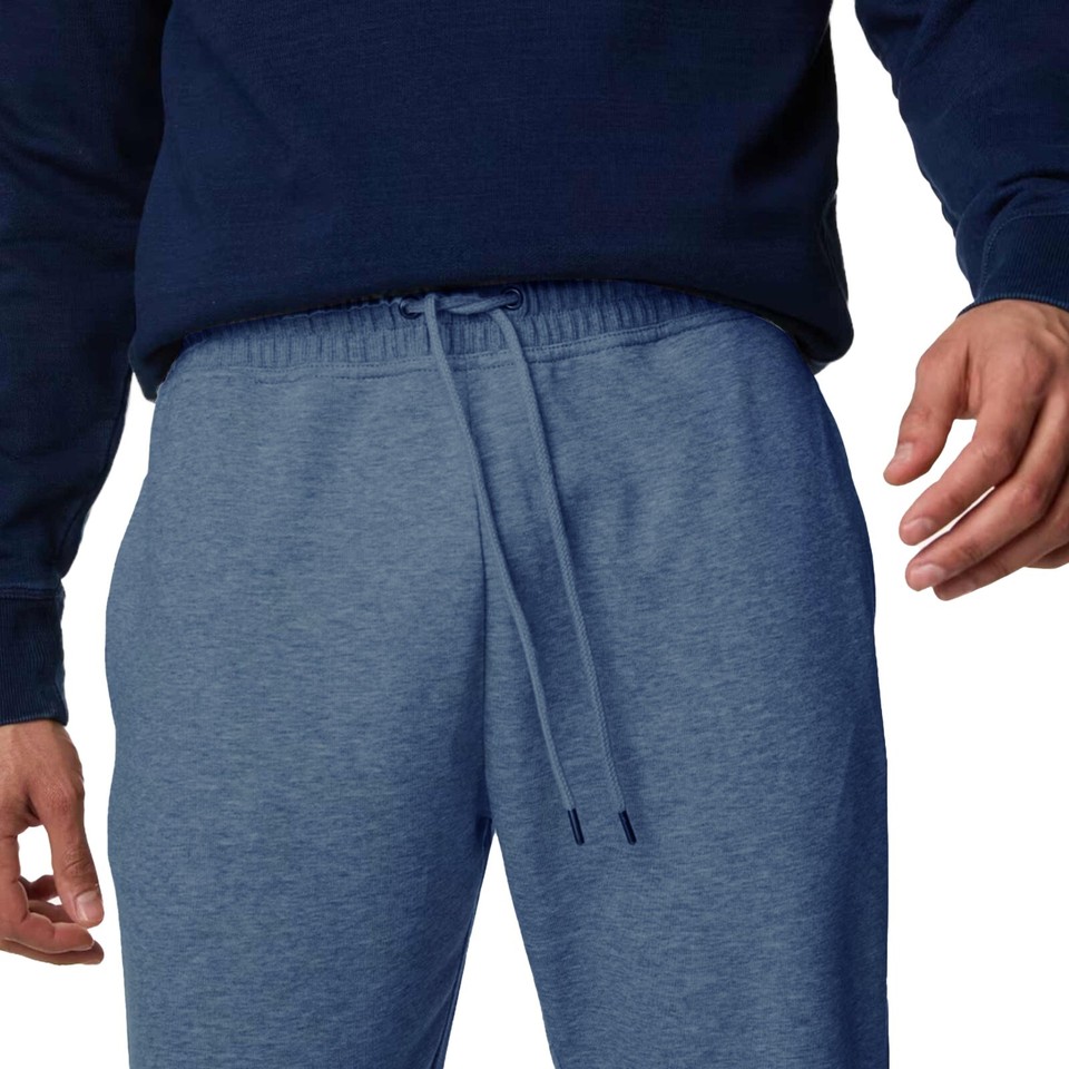 Mens Open Hem Fleece Joggers Casual Sweatpants Trousers Jogging Bottoms ...