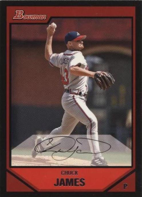 2007 Bowman - Chuck James #13 for sale online | eBay