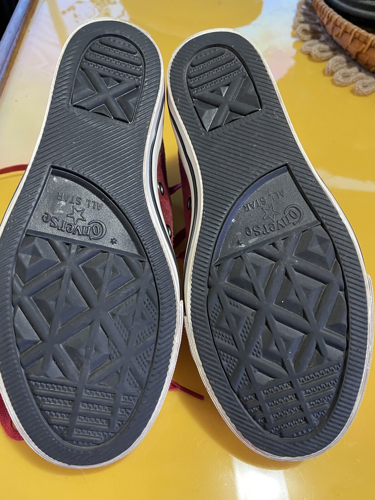 Converse Chuck Taylor BRICK RED SUEDE Lux Hidden Wedg… - Gem