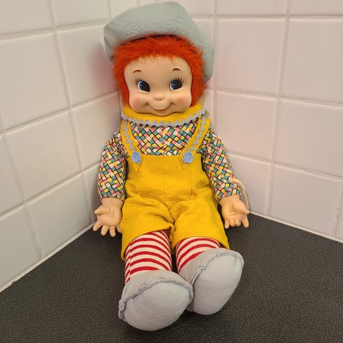 Vintage Rushton Rubber Face Toy Jack Doll 22" Mrs. Beasley Private col ...