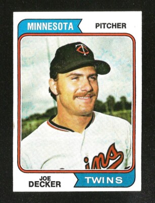 1974 Topps SET BREAK #469 JOE DECKER EX+/EXMINT MINNESOTA TWINS (001 ...